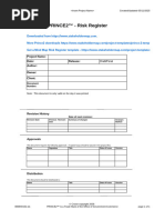 PRINCE2 6th Edition Issue Register Template Example | PDF | Business ...