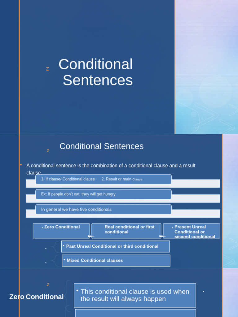 Conditional Sentences | PDF | Linguistic Morphology | Syntax