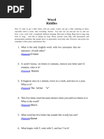 Sphinx Riddles and Their Answers | PDF