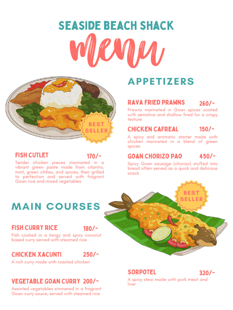 Teal Farm Menu at Albergus Inc. | PDF | Curry | Desserts