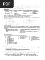 Maths Words From English To Arabic | PDF