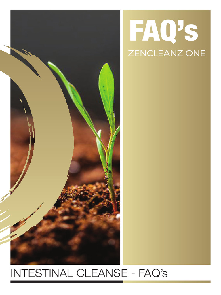 ZENCLEANZ FAQS ONE Compressed | PDF | Mucus | Gastrointestinal Tract