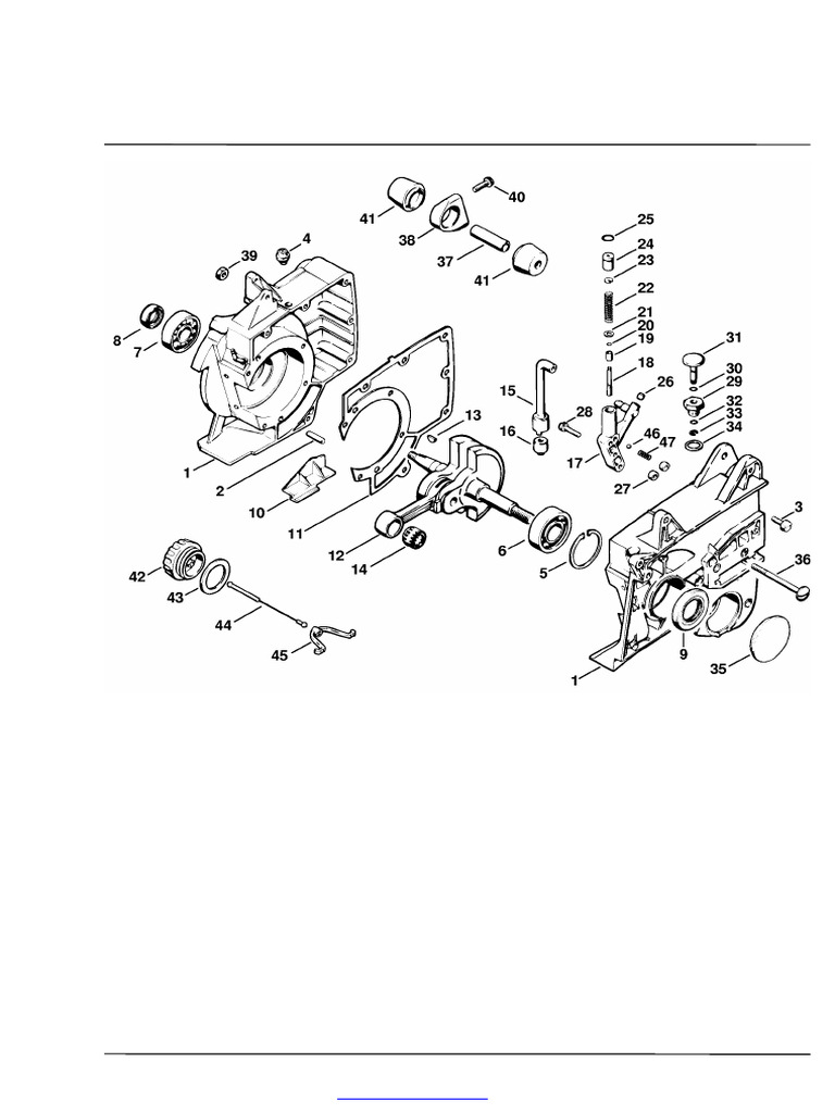 Stihl Motosierra Despiezado Ms 076 | PDF | Máquinas | Motores