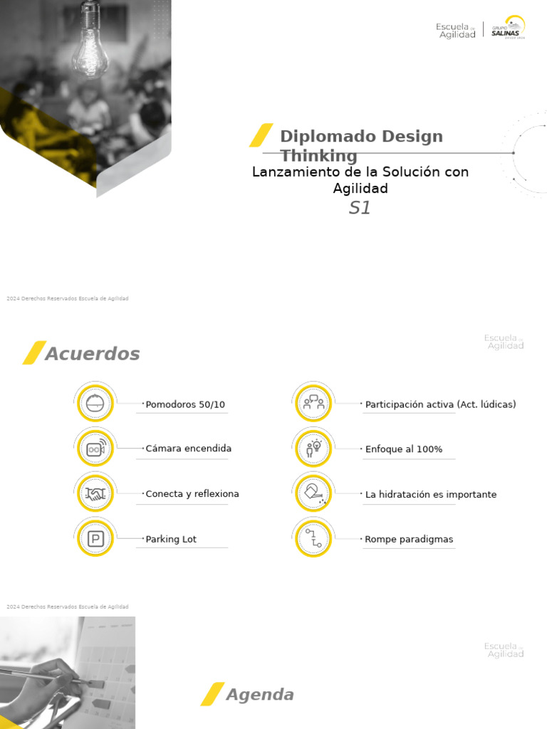 Diplomado Design Thinking: Lanzamiento de La Solución Con Agilidad | PDF | Lean Startup | El ...