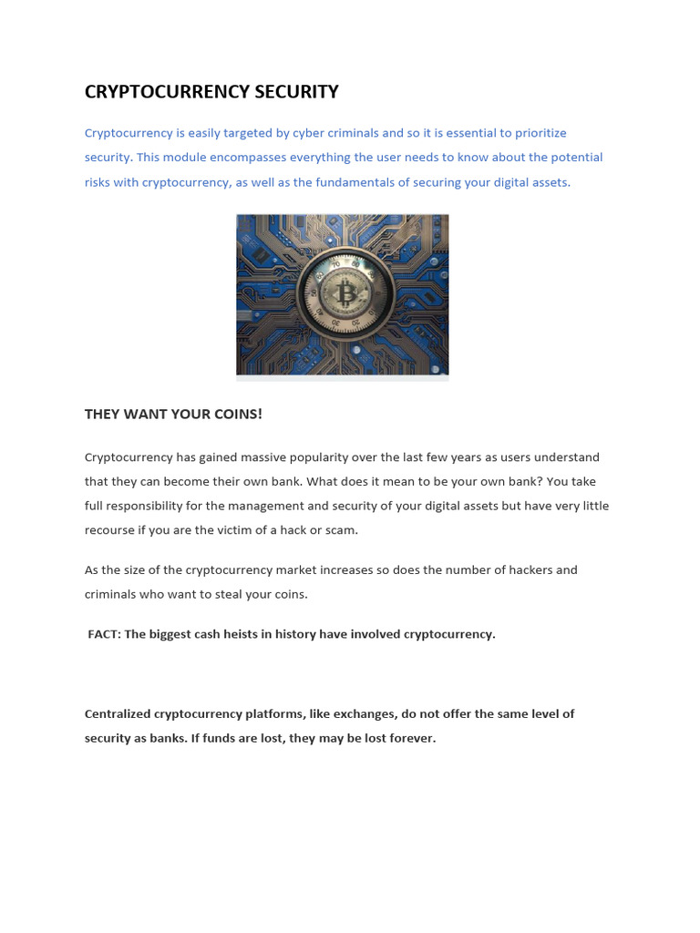 Securing Your Crypto Devices | PDF | Cryptocurrency | Computer Security