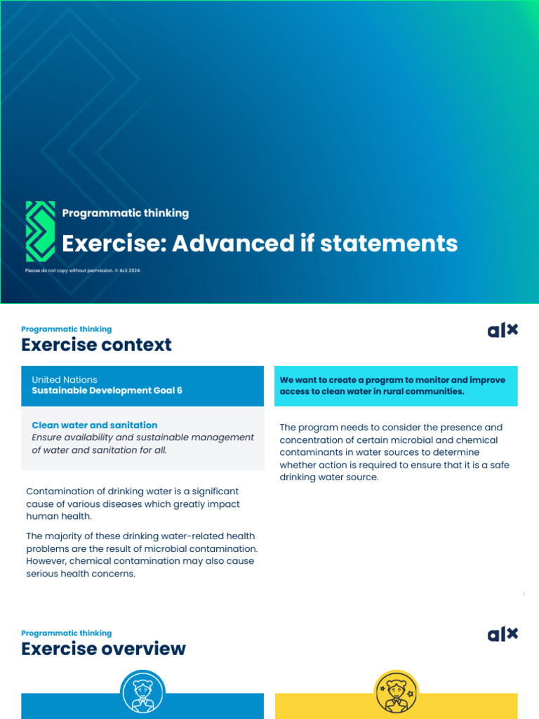Exercise - Advanced If Statements (Slides) (Re-Brand) | PDF | Drinking ...