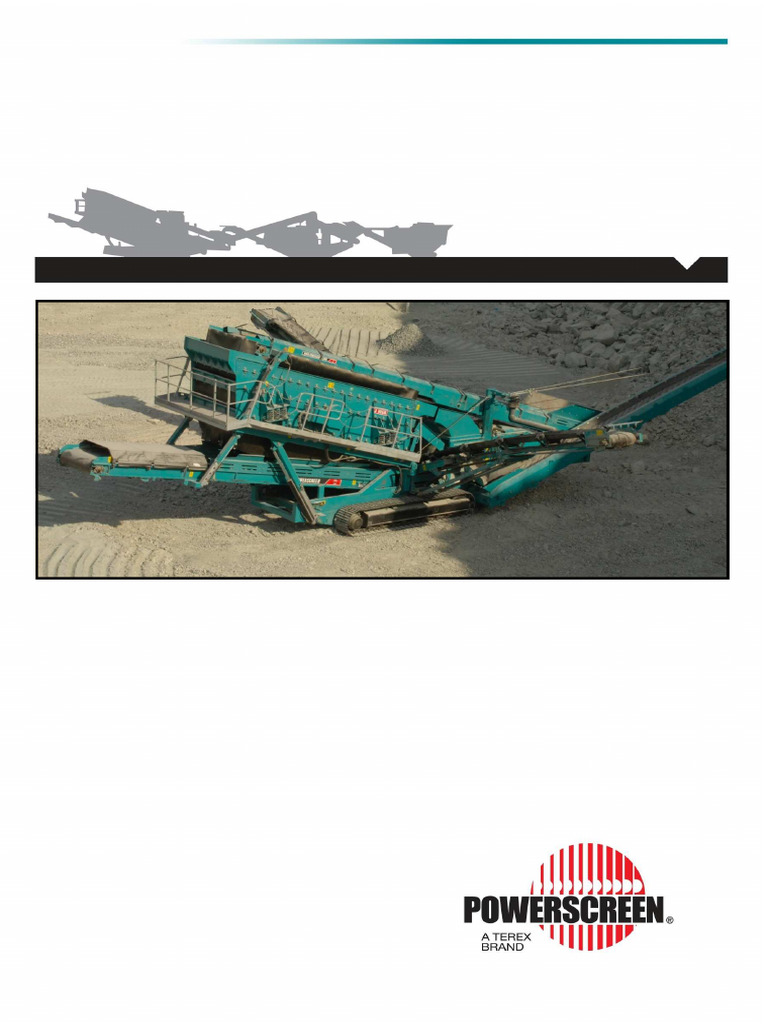 Powerscreen Chieftain 2400 | PDF | Construction Aggregate