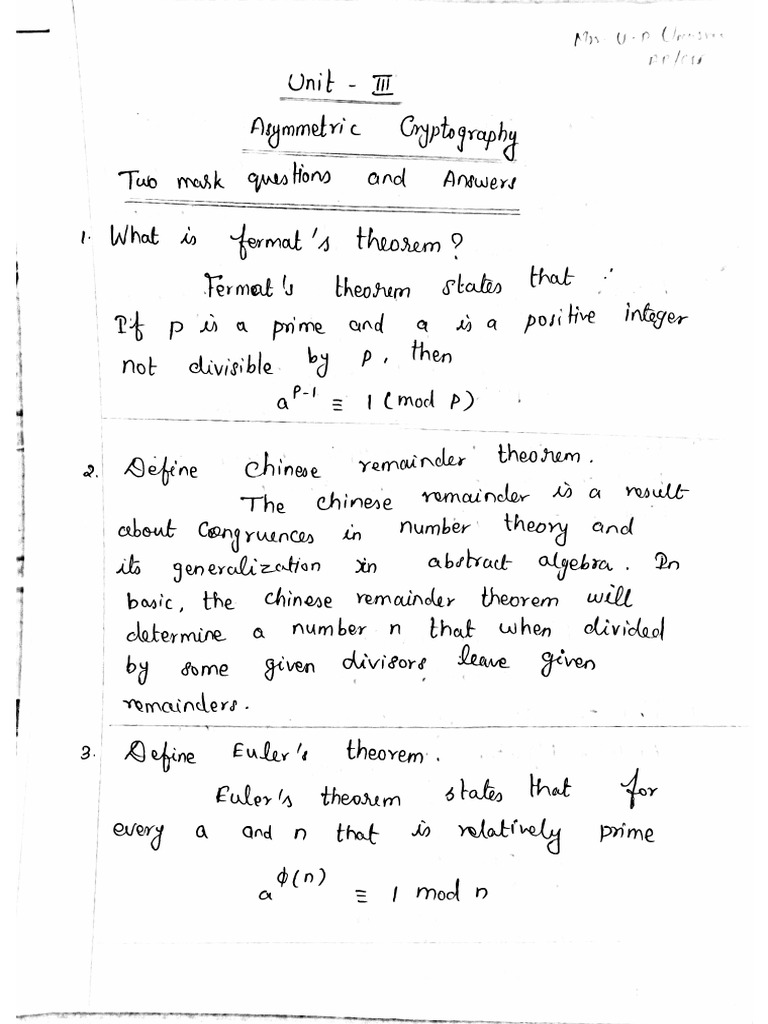 CB3491 UNIT LLL 2marks | PDF