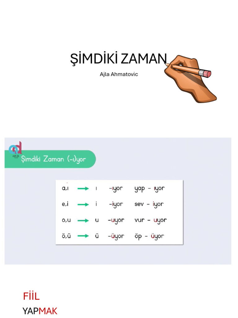 Ajla Ahmatovic Şimdiki Zaman | PDF