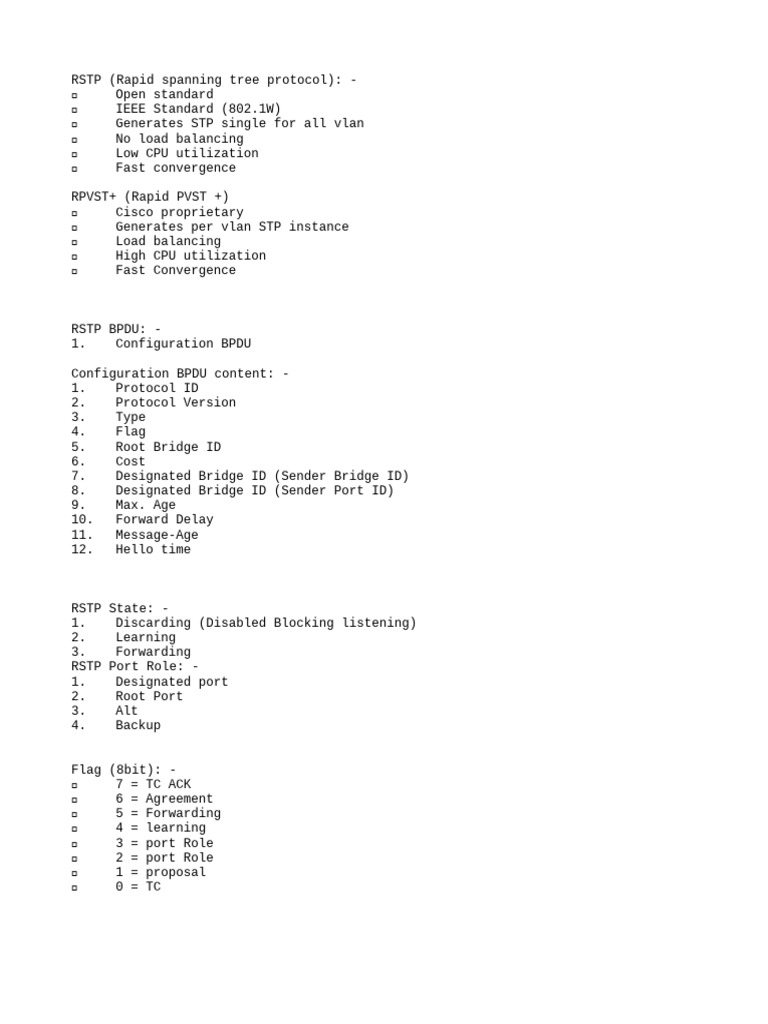 RSTP Overview and Cisco Implementation | PDF