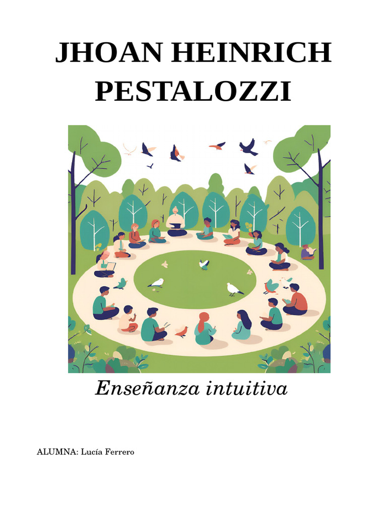 Aportes de Pestalozzi a la educación moderna | PDF | Aprendizaje ...