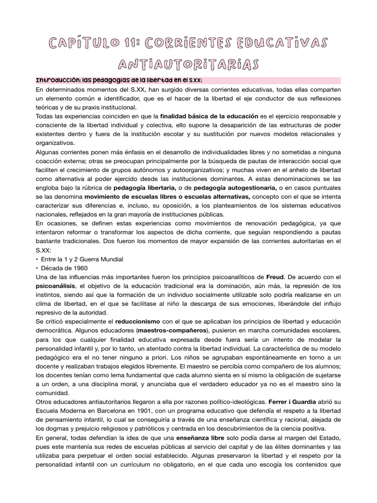 Capítulo 11 | PDF | Escuelas | Enseñando