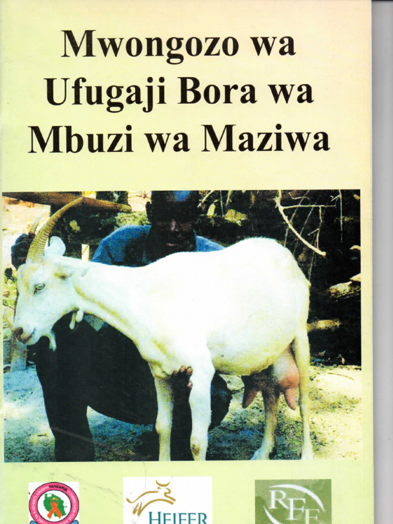 Mwongozo Wa Ufugaji Bora Wa Mbuzi Wa Maziwa 2005 | PDF