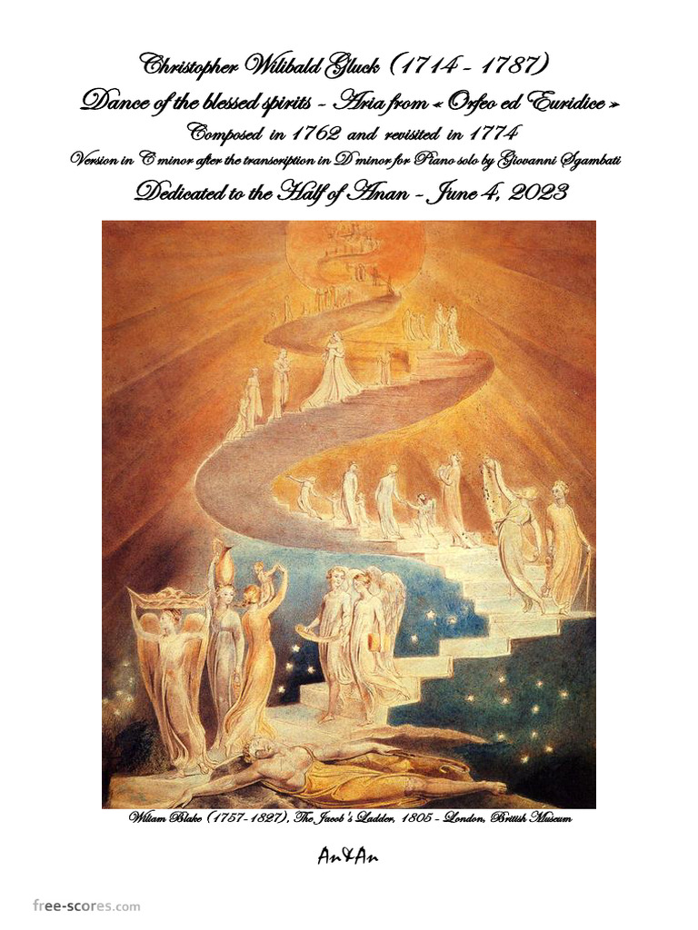Gluck's Dance of the Blessed Spirits Score | PDF | Italian Language ...
