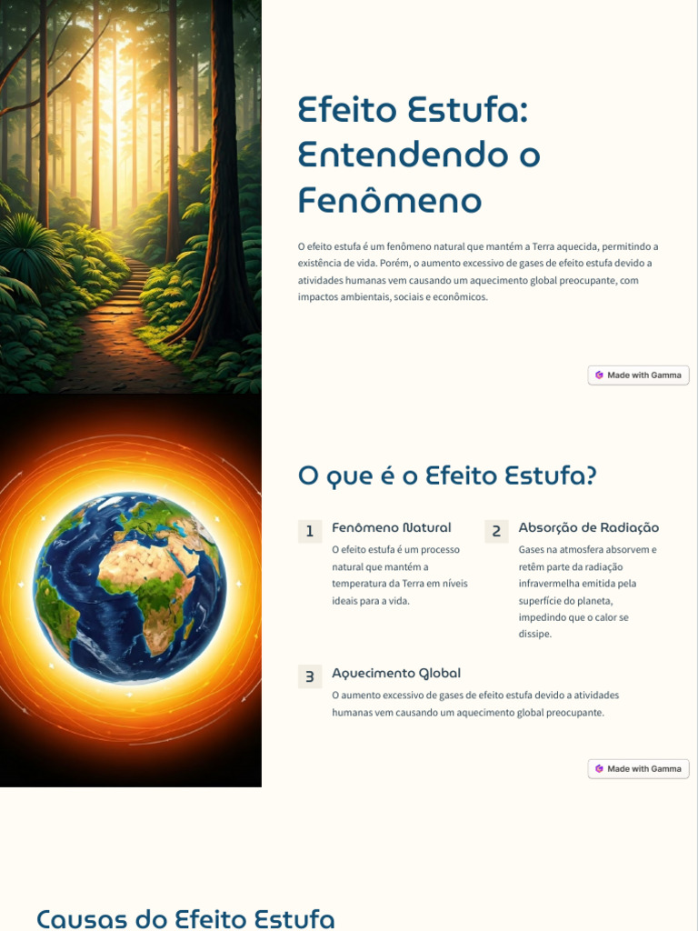 Efeito-Estufa-Entendendo-o-Fenomeno | PDF | Efeito estufa | Gás de efeito estufa