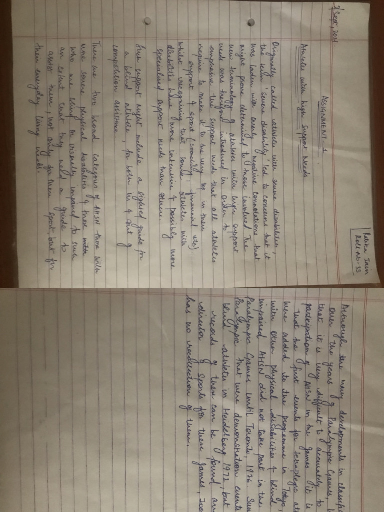 Assignment 1 (AHSN) | PDF