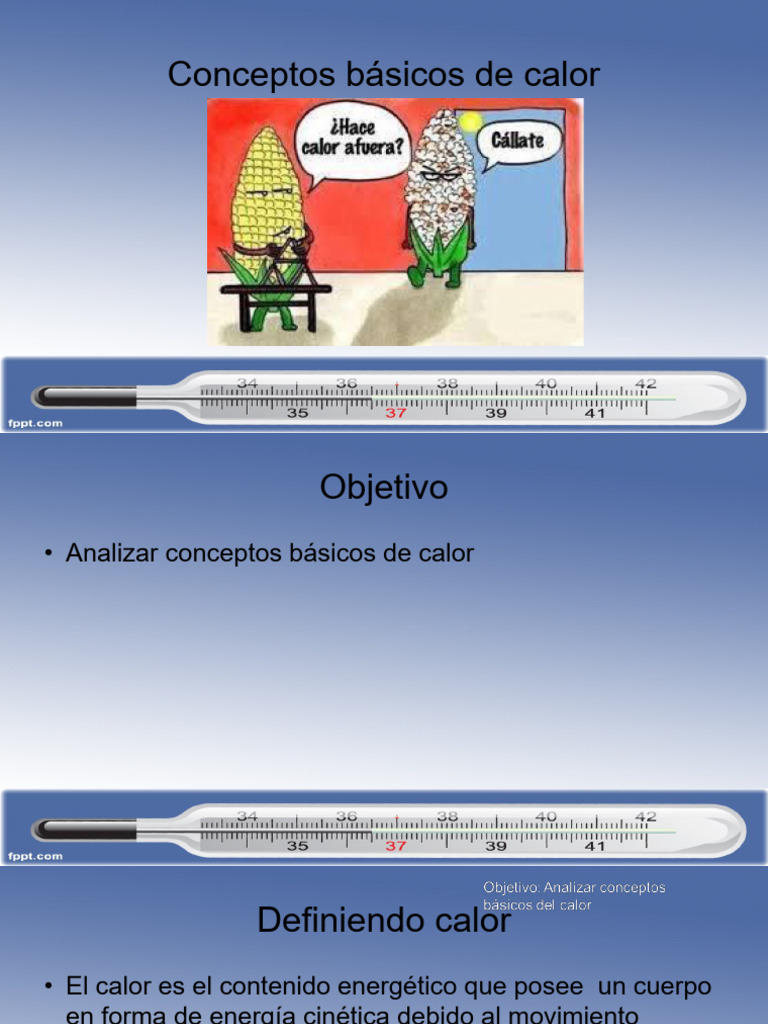 Calor Presentacion Octavo | PDF | Expansión térmica | Calor