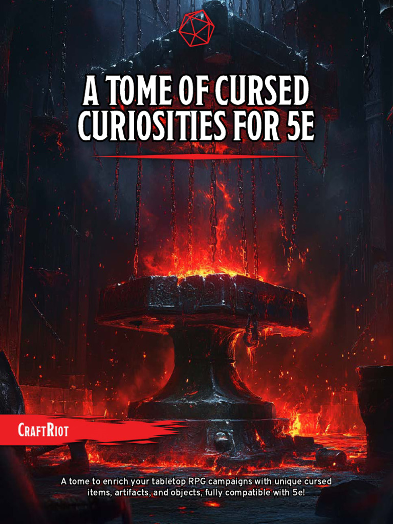 A Tome of Cursed Curiosities For 5e (Reduced Size) 2 | PDF | Armour | Dragon