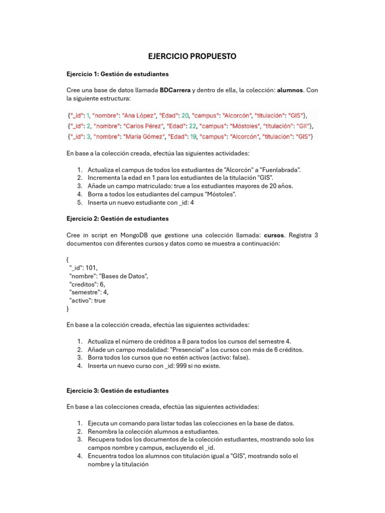 20d Ejercicios Propuestos | PDF