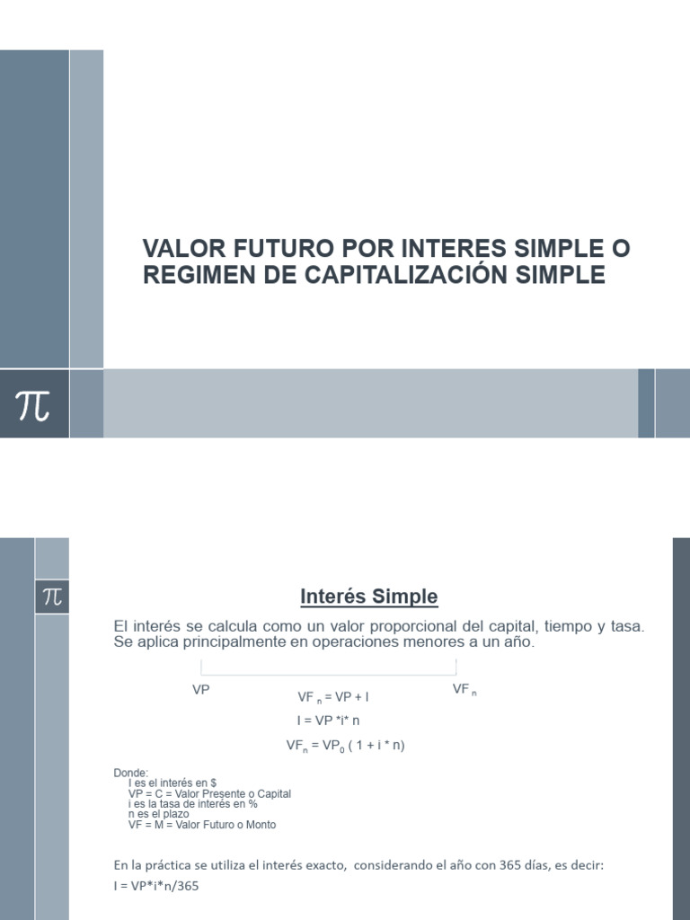 2 - Interes Simple UCSE 2025 | PDF | Interés | Responsabilidad (contabilidad financiera)
