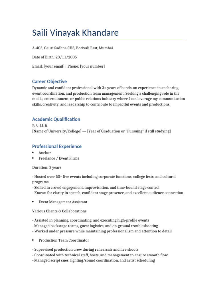 Saili_Vinayak_Khandare_Resume | PDF