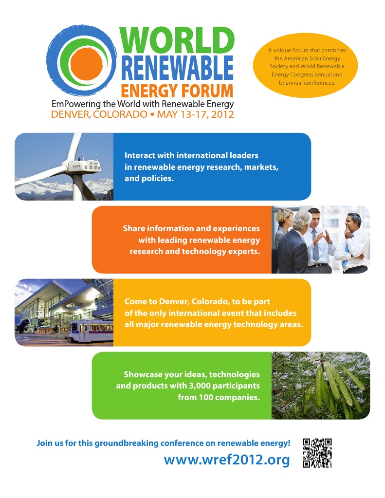 Join Us For This Groundbreaking Conference On Renewable Energy! | PDF ...