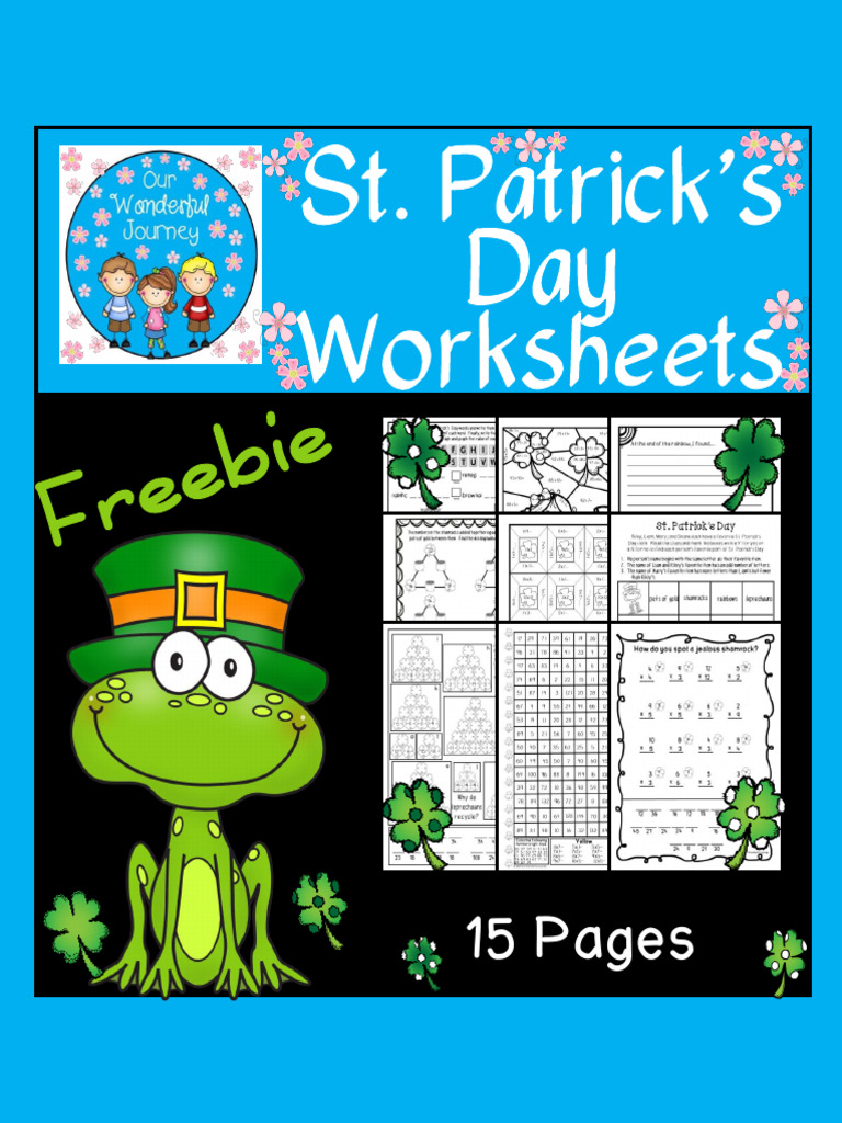 StPatricksDayWorksheetsFreebie-1 | PDF | Green | Color