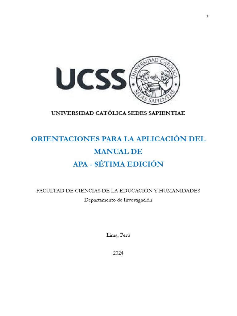 Guía APA 7: Normas y Aplicaciones | PDF | Estilo apa | Citación
