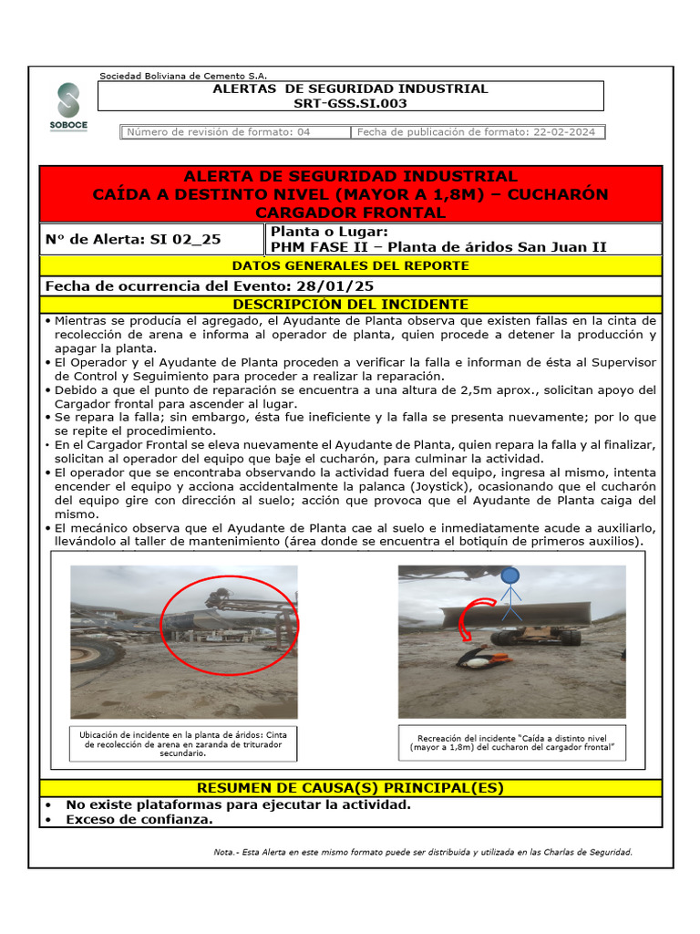 Srt-Gss Si 003 Alerta de Seg Ind Si 02 - 25 | PDF