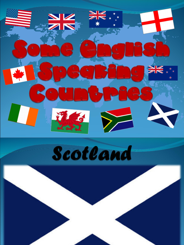Flags of English Speaking Countries | PDF