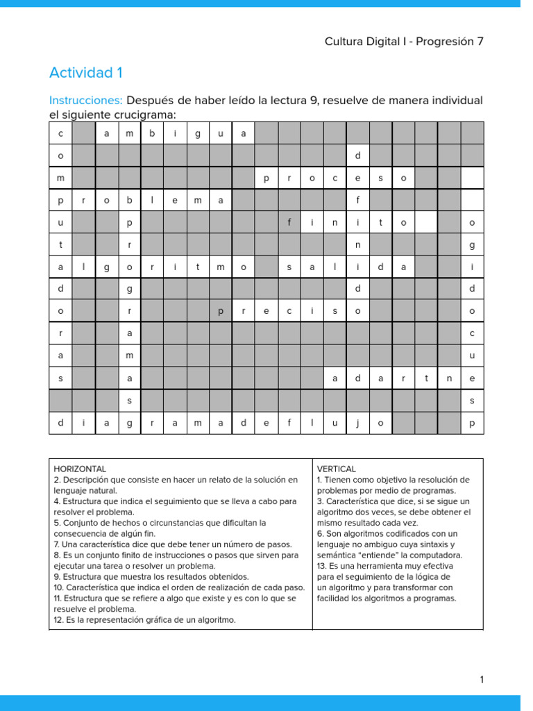 LUIS ALEJANDRO ANTONIO DIEGO - Parcial 3 - Actividades de La Progresión 7 | PDF | Algoritmos ...