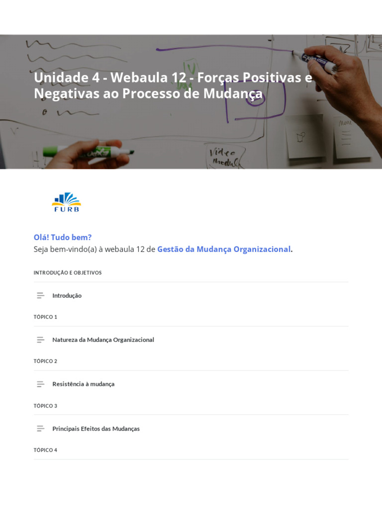 Unidade 4 Webaula 12 Forcas Positivas e Negativas Ao Processo de Mudanca 8Df762wW | PDF ...