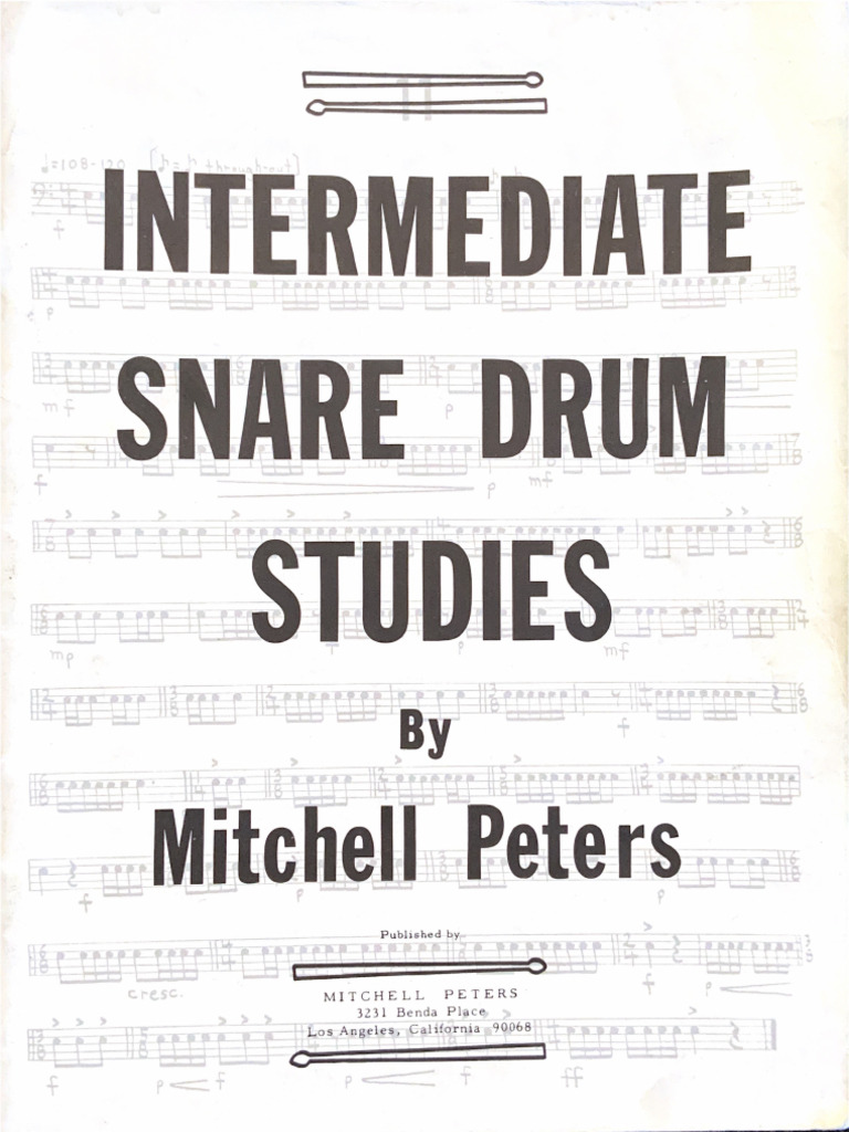 Intermediate Snare Drum Studies | PDF