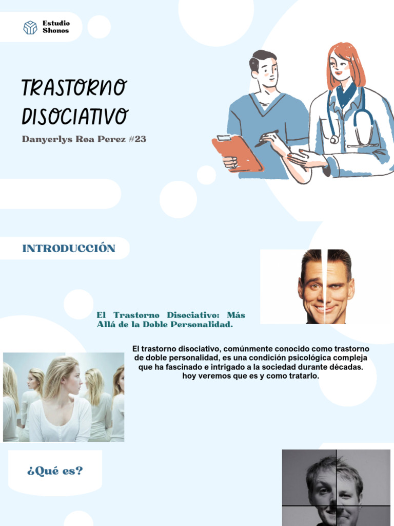 Trastorno Disociativo | PDF | Disociación (psicología) | Sicología