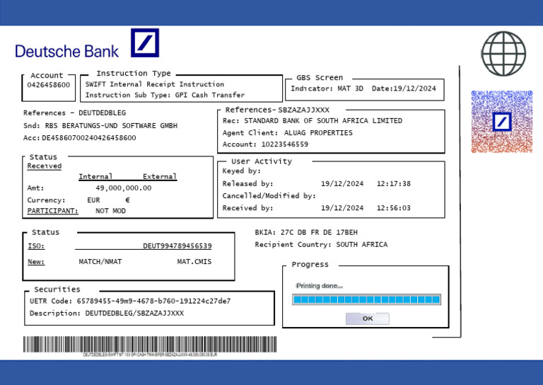 19.12.2024-49m-Swift MT 103 Gpi-Rbs Beratungs Und Software Gmbh-Aluag ...