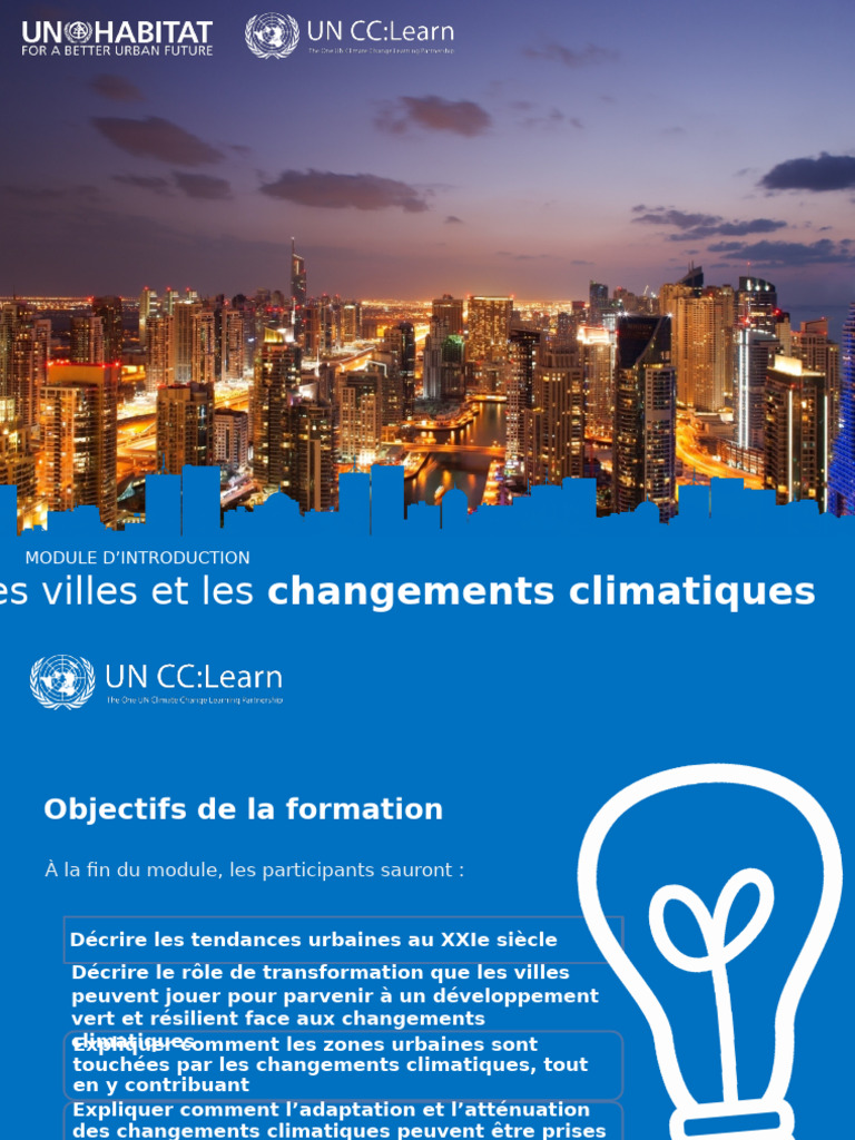 FRENCH_Climate Change Cities - FR | PDF | Atténuation du changement ...