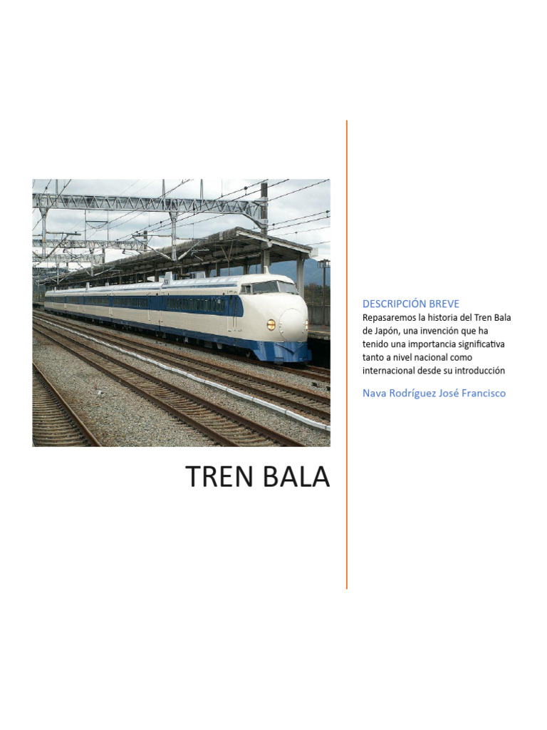 Tren Bala | PDF | Tren | Transporte
