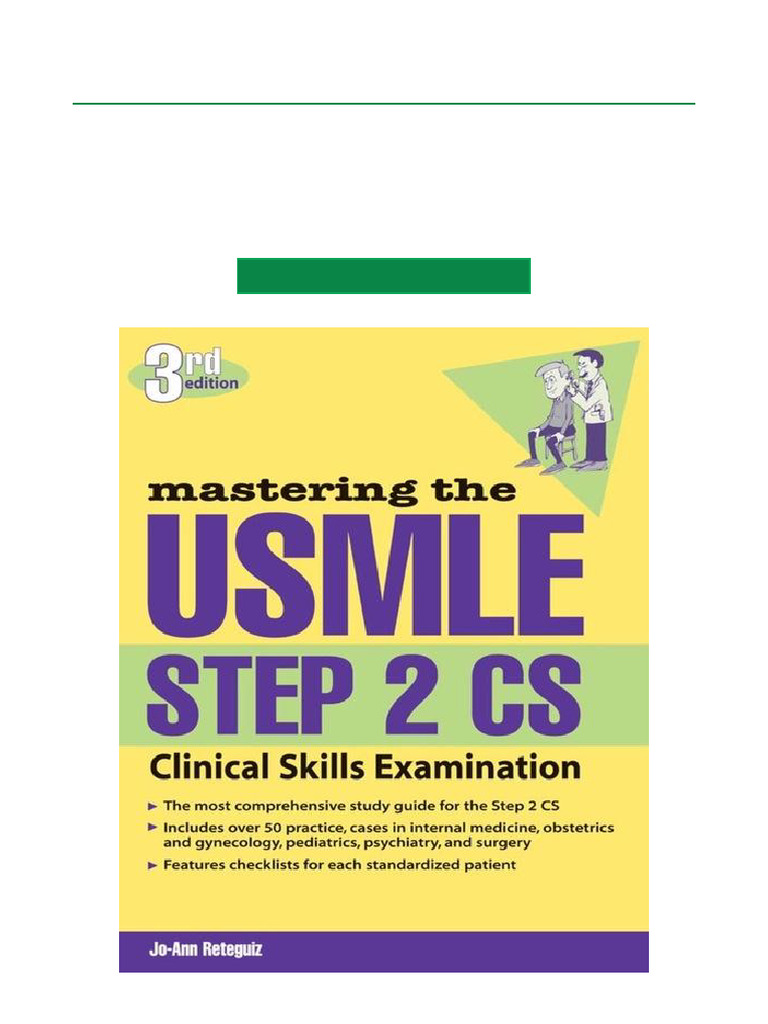 Browse Mastering The USMLE Step 2 CS 3rd Edition Complete Ebook Edition ...