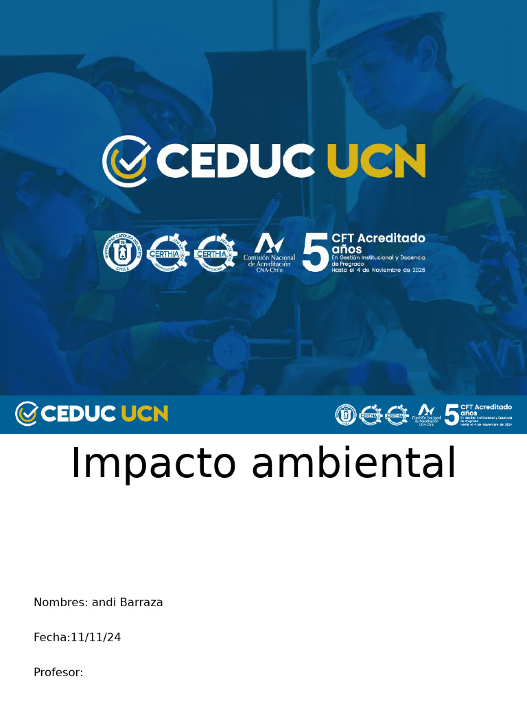 Formato Ceduc PPT Yoi4 | PDF | Contaminación | Entorno natural