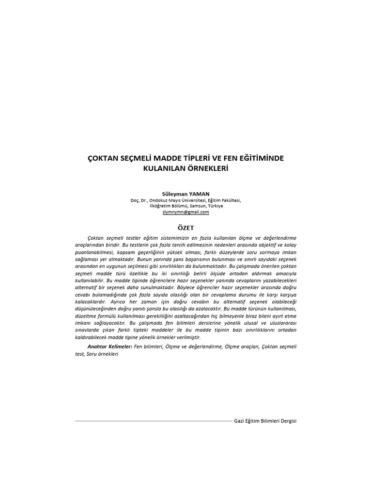 Oktan - Se - Mel - Madde - T - Pler - Ve - Fen - e - T - M - Nde Kulanilan - Rnekler - (#390659 ...