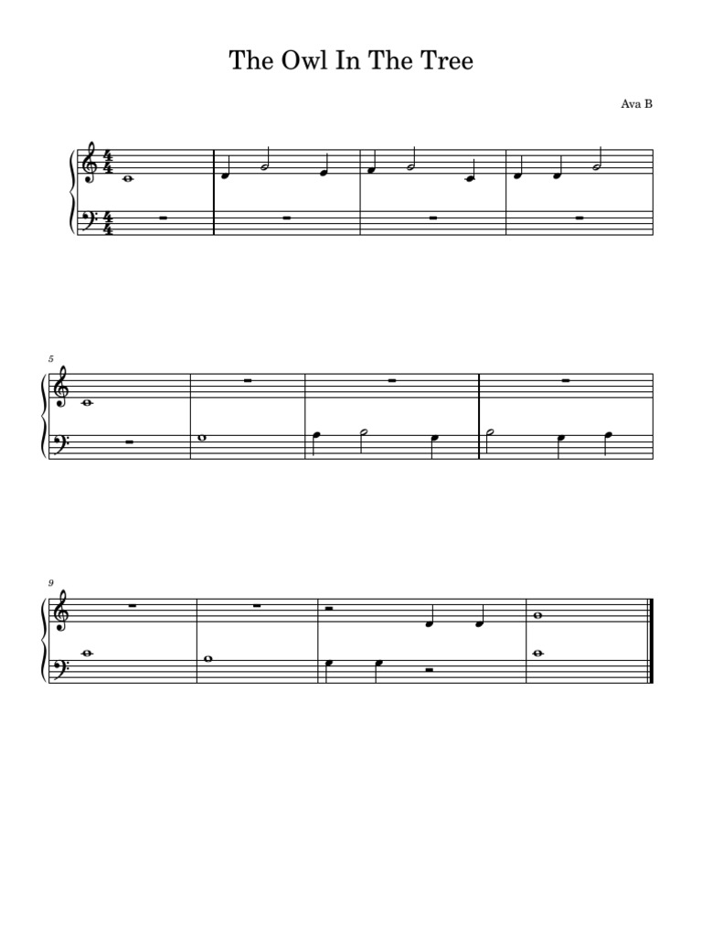 The Owl In The Tree | PDF