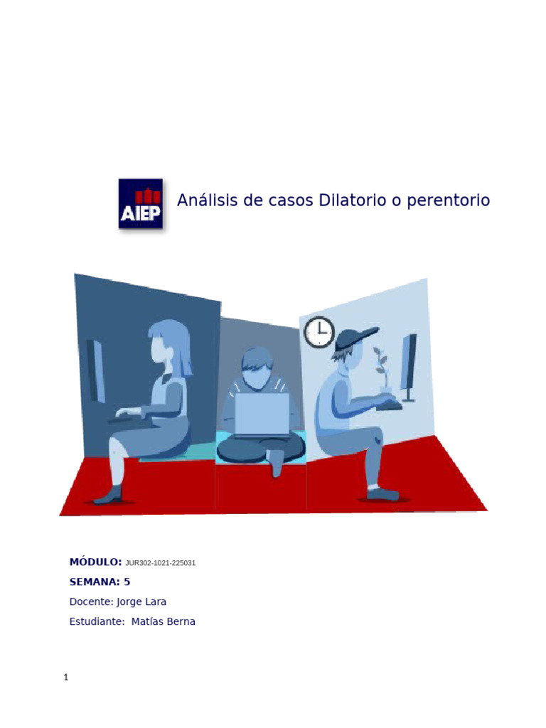 Análisis de Casos Dilatorio o Perentorio | PDF