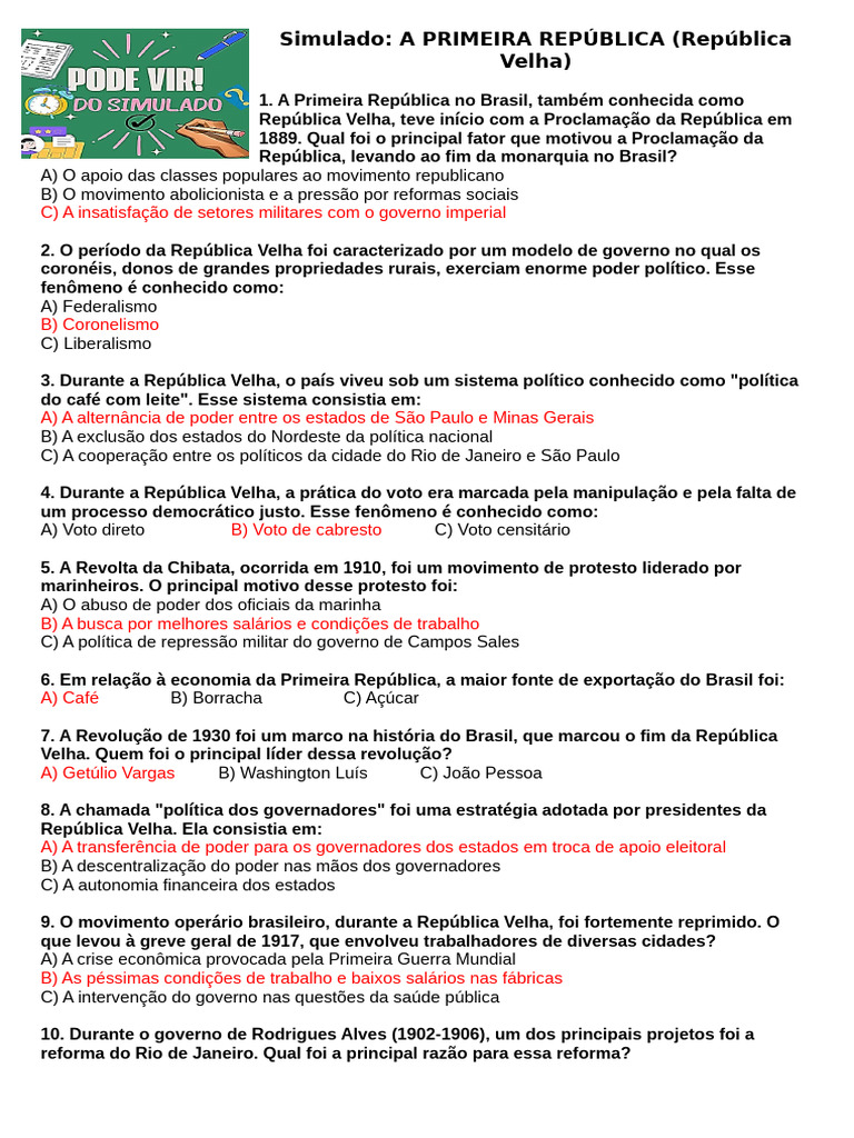 91 - Adap Atividades 2025 | PDF | República | Brasil
