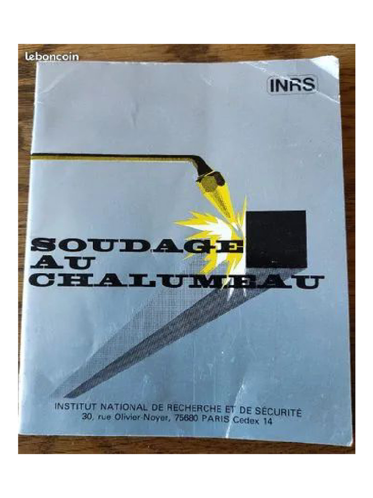 La Soudure Et Le Chalumeau INRS | PDF