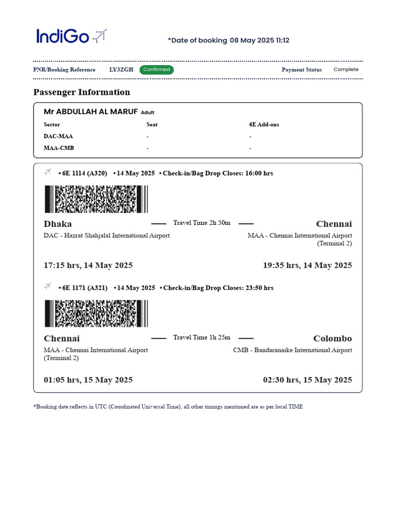 DAC-CMB 6E AA Maruf | PDF
