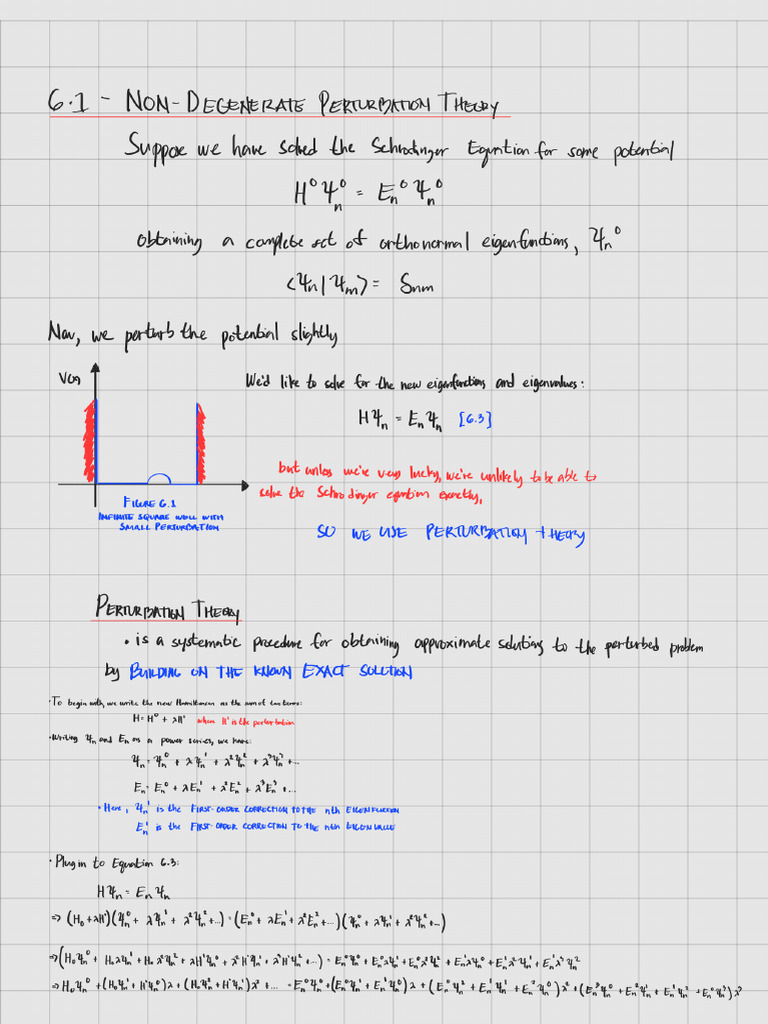 61 - NON- DEGENERATE PERTURBATION THEORY_250504_110248 (1) | PDF