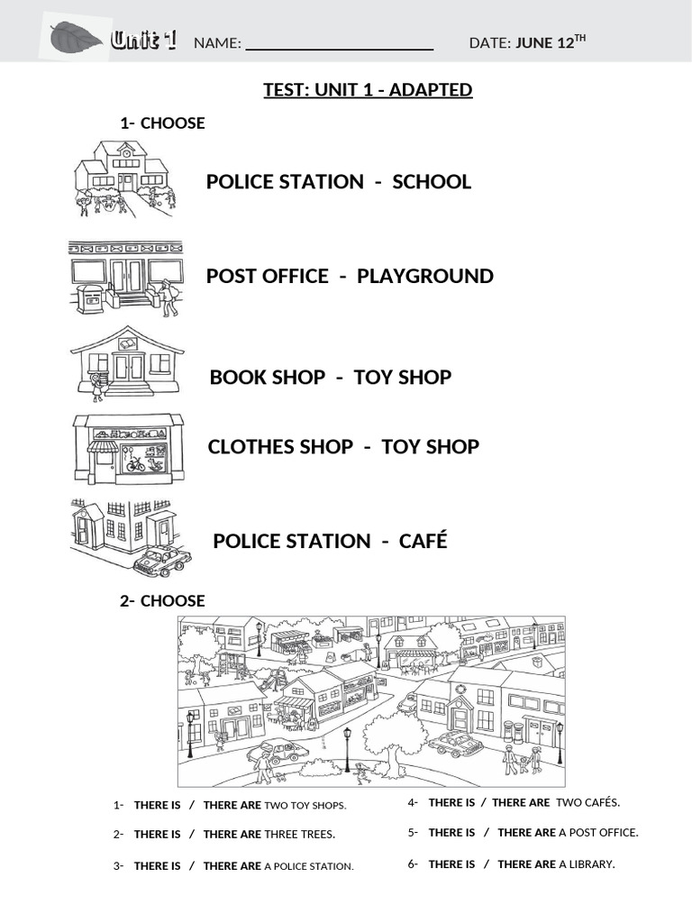 Test - Unit 1 - Adapted | PDF