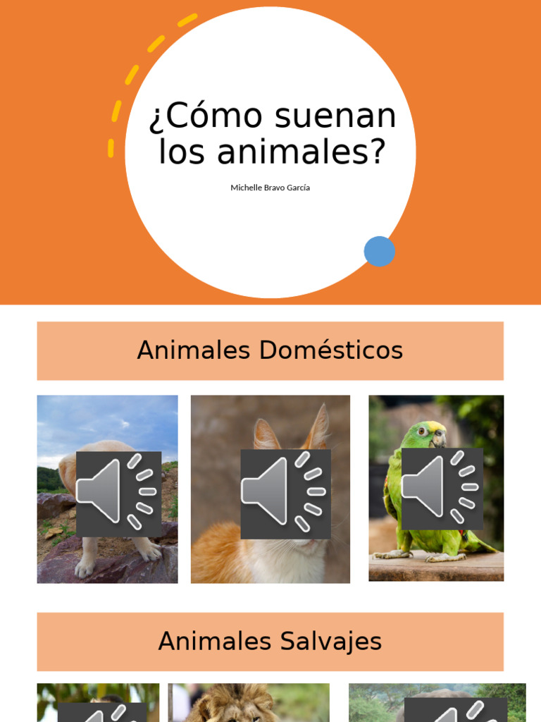 Sonidos Animales - Michelle | PDF