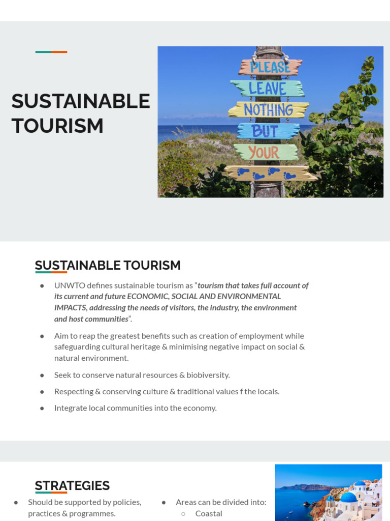 Sustainable Tourism Strategies and Impact | PDF