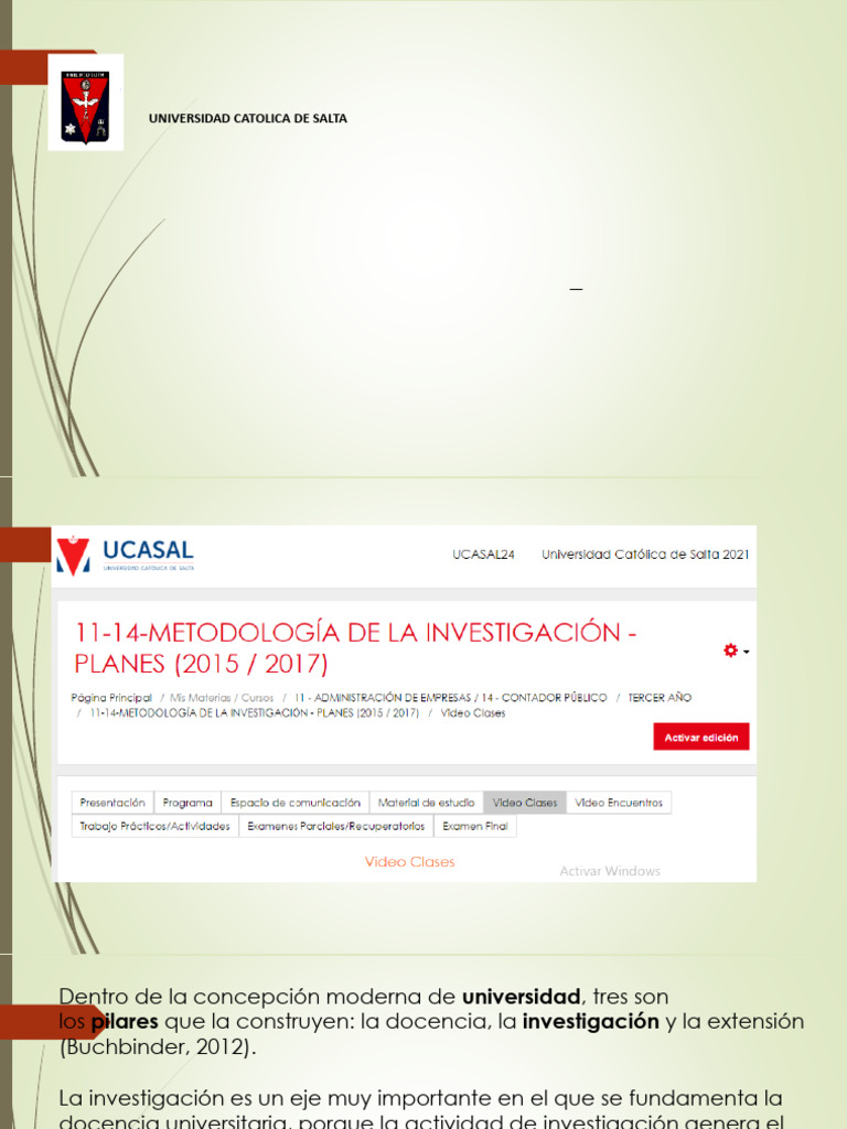 1 a 4. Met. Conoc. Método cfico. Probl. Objetivos | PDF | Conocimiento | Método científico